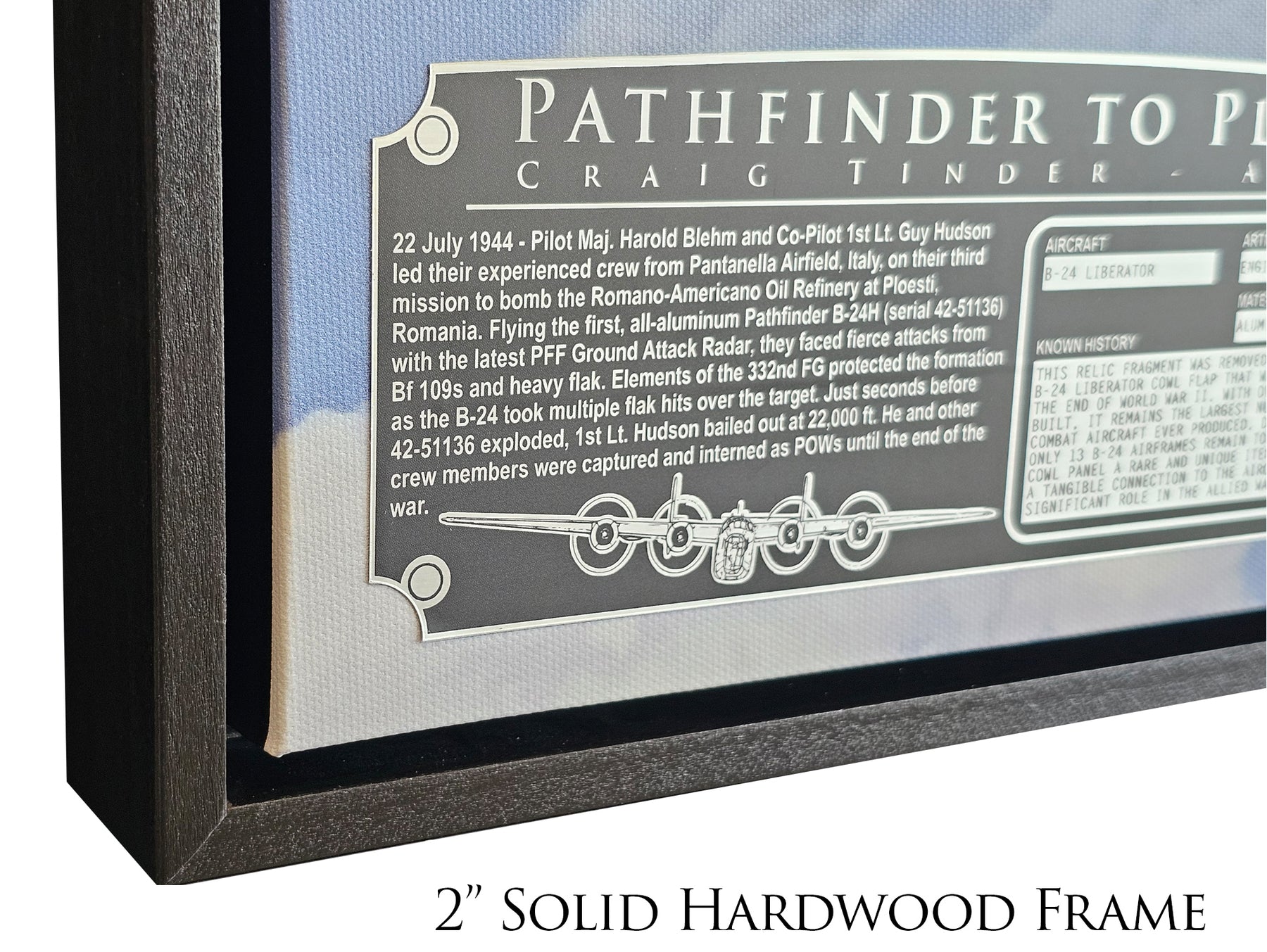 Pathfinder to Ploesti - B-24 Liberator Canvas | INCLUDES: Cowl Flap Re ...