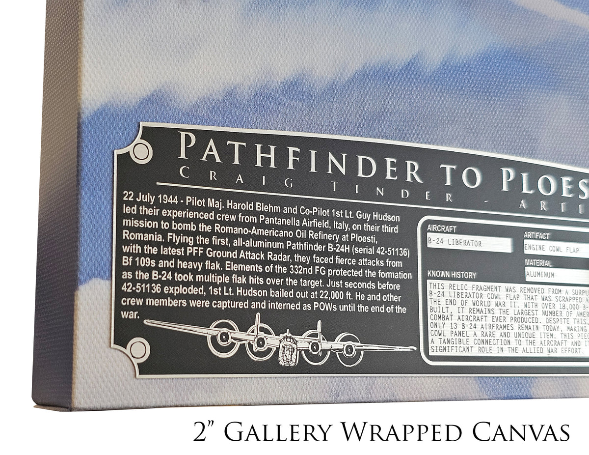 Pathfinder to Ploesti - B-24 Liberator Canvas | INCLUDES: Cowl Flap Re ...