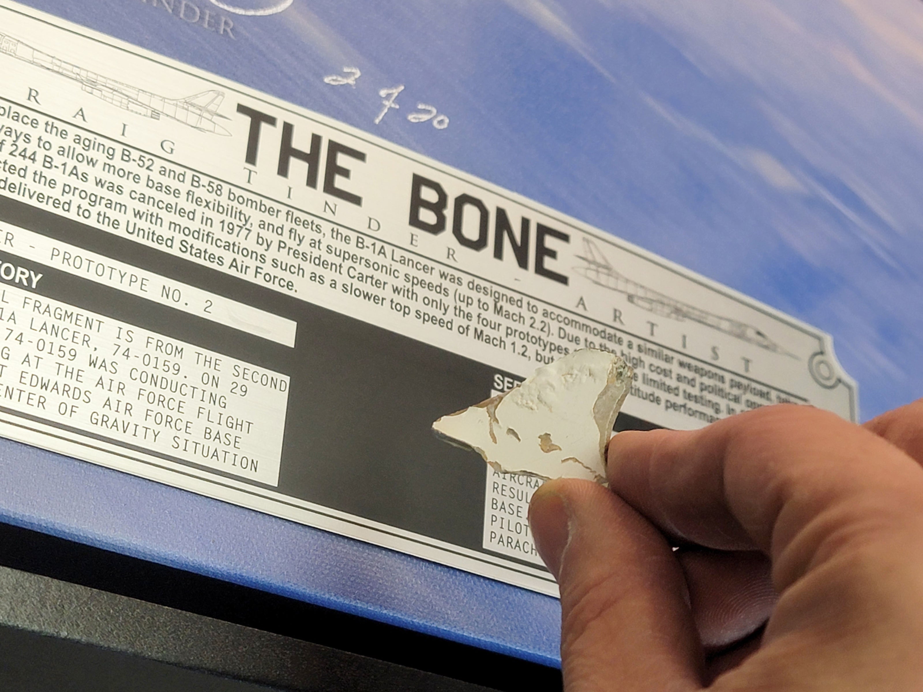 The Bone - B-1A Lancer Canvas | INCLUDES: B-1A Relic – Aces In Action ...